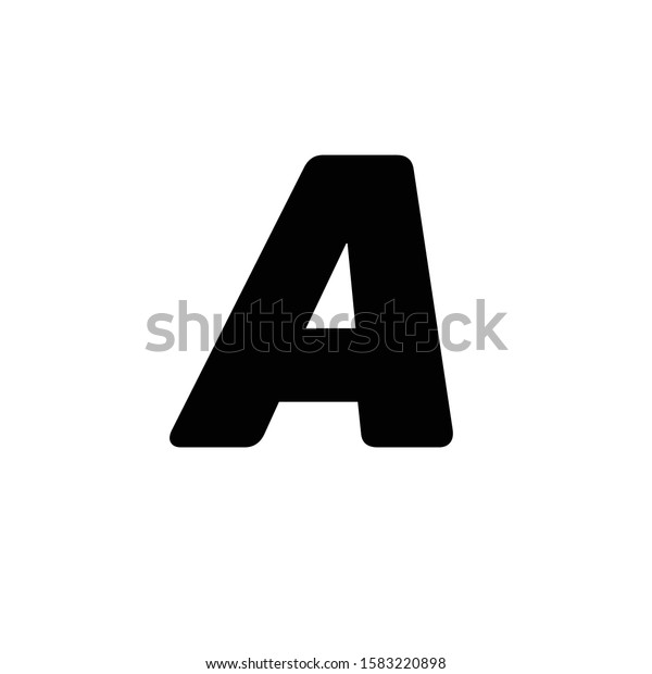 First Letter Alphabet Writing Stock Vector (Royalty Free) 1583220898 ...