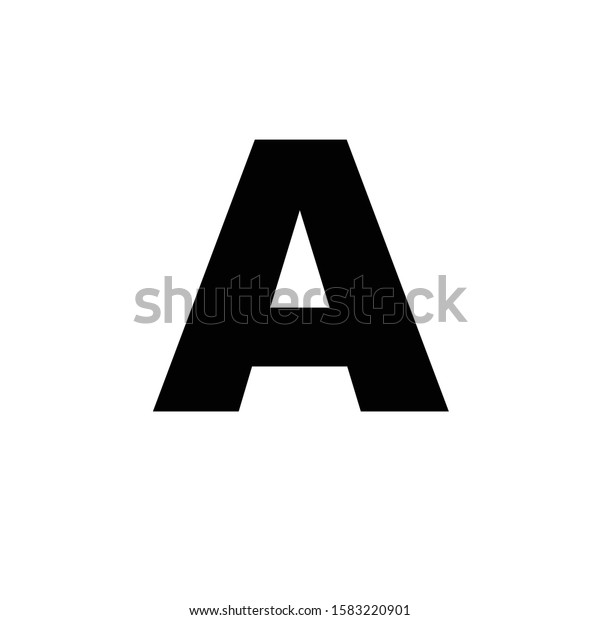 First Letter Alphabet Writing Stock Vector (Royalty Free) 1583220901 ...