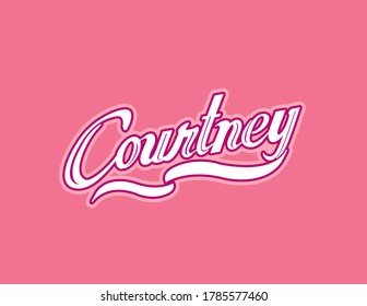 Name courtney : 14 images, photos et images vectorielles de stock ...