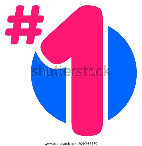 First Place Sign Amazing Vector Template Stock Vector (Royalty Free ...