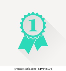First Badge Award Business Stock Vector (Royalty Free) 1313252729 ...