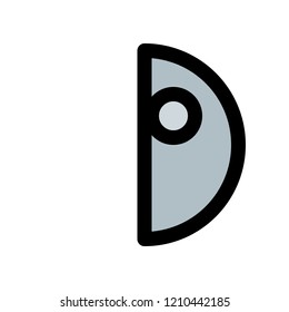 First Quarter Moon Stock Vector (Royalty Free) 1210442185 | Shutterstock