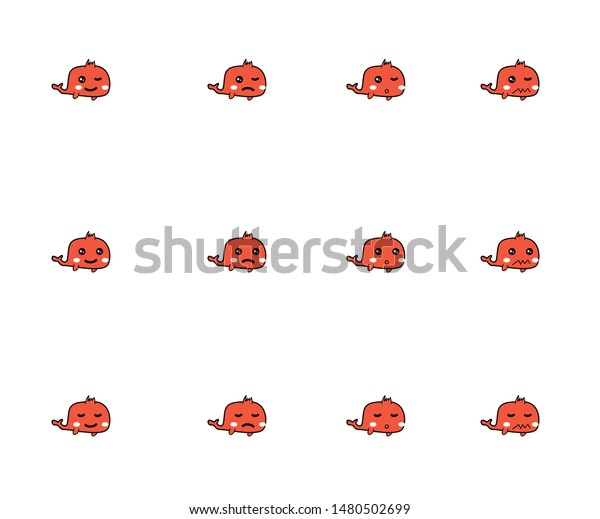 Fish Emoticon Smile Icon User Interface Stock Vector (Royalty Free ...