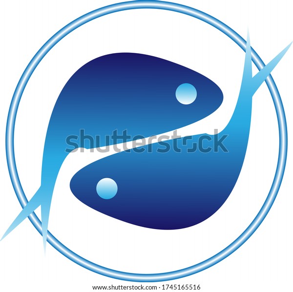 Fish Farm Logo Suitable Fish Pond Stock Vector (Royalty Free ...