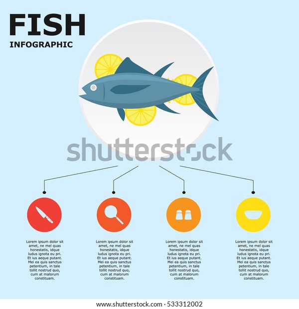 Fish Industry Infographic Stock Vector (Royalty Free) 533312002