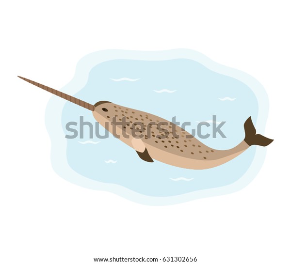 Fish Norval Floats Sea Flat Vector Stock Vector (Royalty Free ...