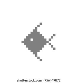 Fish Pixel Icon Stock Vector (Royalty Free) 756449872 | Shutterstock