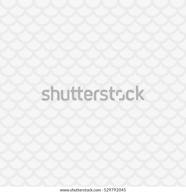 Fish Scale White Neutral Seamless Pattern Stock Vector (Royalty Free ...