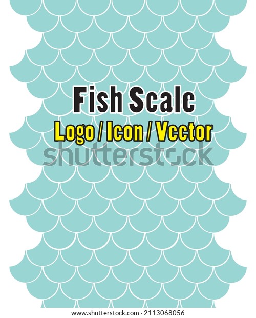 Icono De Escalas De Pescado O: vector de stock (libre de regalías ...