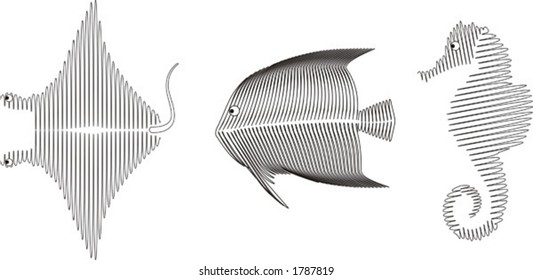 Fish Spiral Vector Illustration Stock Vector (Royalty Free) 1787819 ...