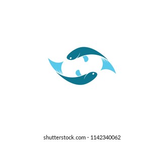 Fish Symbol Illustration Stock Vector (Royalty Free) 1142340062 ...