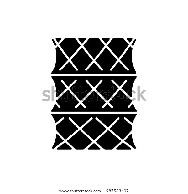 Fish Trap Black Glyph Icon Trophy Stock Vector (Royalty Free) 1987563407