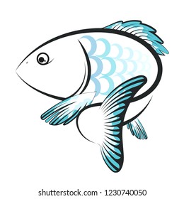 Fish Vector Design Fishing Stock Vector (Royalty Free) 1230740050 ...