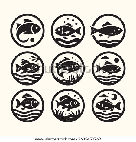 Simple Fish Outline | Free download on ClipArtMag