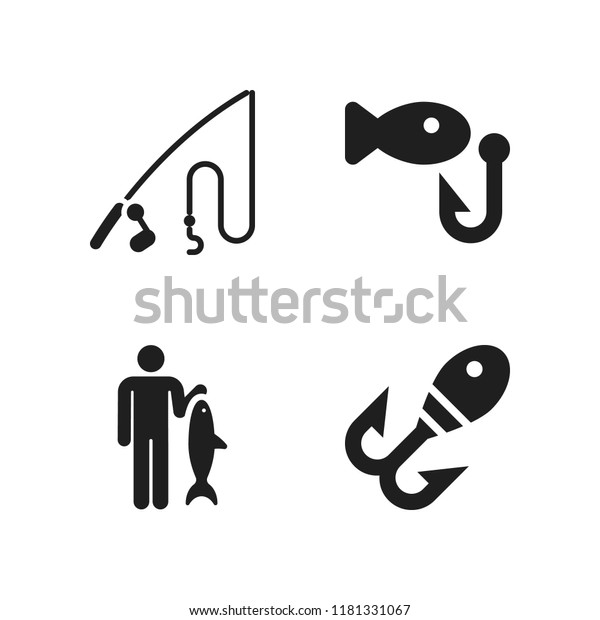 Fisher Icon 4 Fisher Vector Icons Stock Vector (Royalty Free ...