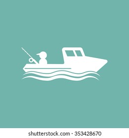 11,716 Fishing boat icon fisherman Images, Stock Photos & Vectors ...
