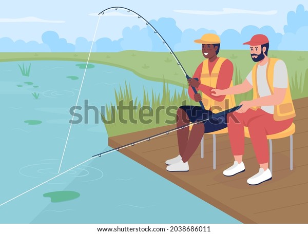 103 African American Fishing Stock Vectors, Images & Vector Art ...