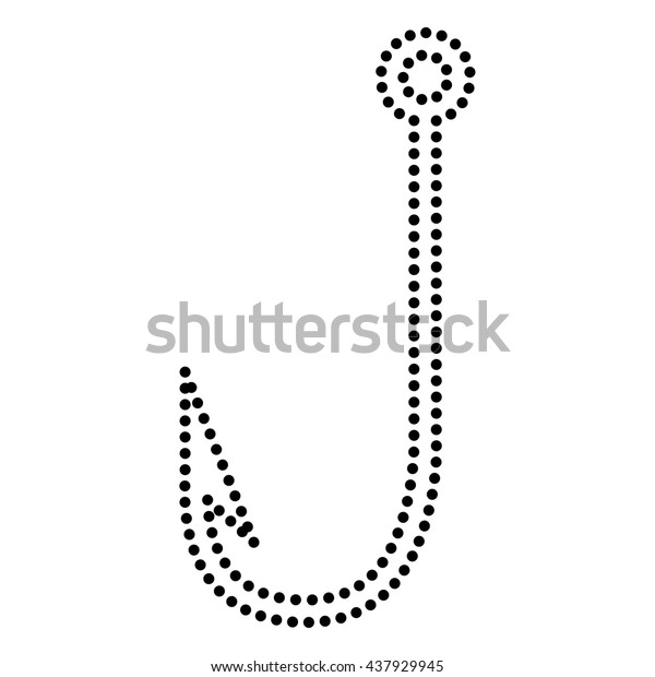 Fishing Hook Sign Illustration Stock Vector (Royalty Free) 437929945 ...