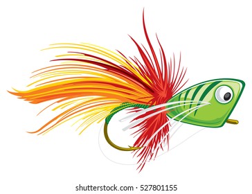 988 Fishing lure popper Stock Illustrations, Images & Vectors ...