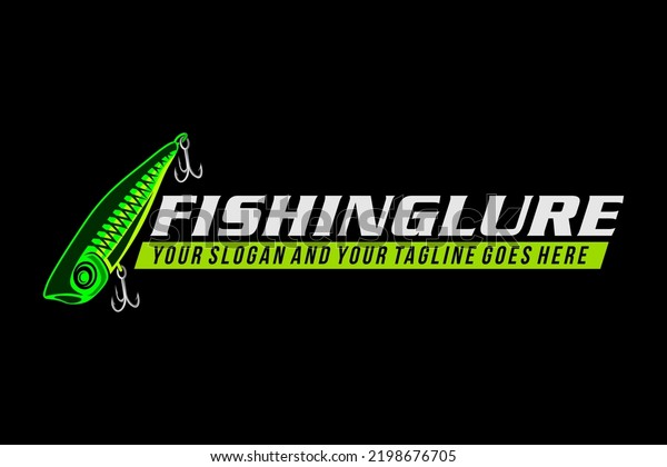 Fishing Lures Fish Logo Design Template Stock Vector (Royalty Free ...