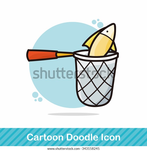 Fishing Net Doodle Stock Vector (Royalty Free) 343158245 | Shutterstock