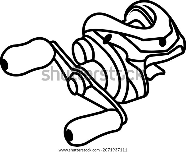 14 Baitcasting Reel Stock Vectors, Images & Vector Art | Shutterstock