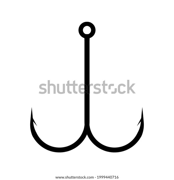 Fishing Rod Anchor Vector Icon Stock Vector (Royalty Free) 1999440716 ...