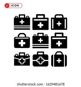 Fist Aid Kit Icon Logo Isolated Stock Vector (Royalty Free) 1629481678 ...
