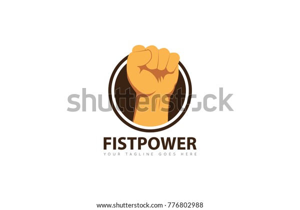 Fist Concept Logo Icon Symbol Design Stock Vector (Royalty Free ...