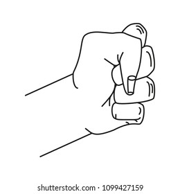 Fist Hand Power Icon Stock Vector (Royalty Free) 1099427159 | Shutterstock