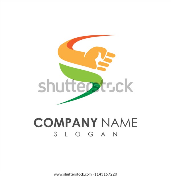Fist Letter S Logo Letter S Stock Vector (Royalty Free) 1143157220 ...