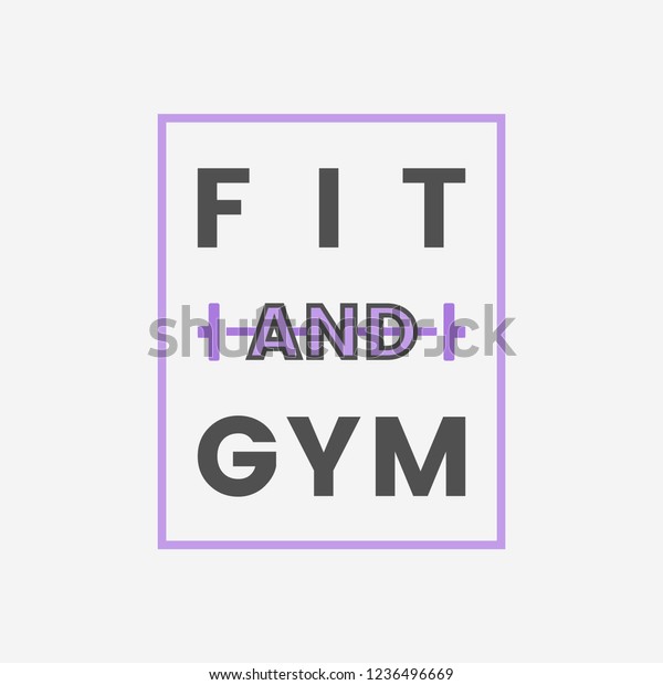 Fit Gym Logo Vector Stock Vector (Royalty Free) 1236496669 | Shutterstock