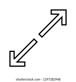 Fit Line Black Icon Stock Vector (Royalty Free) 1297282948 | Shutterstock