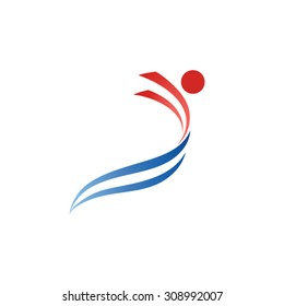 Fitness Active Life Logo Concept Stock Vector (Royalty Free) 308992007 ...