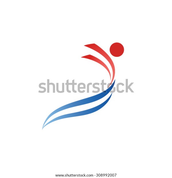 Fitness Active Life Logo Concept Stock Vector (Royalty Free) 308992007 ...