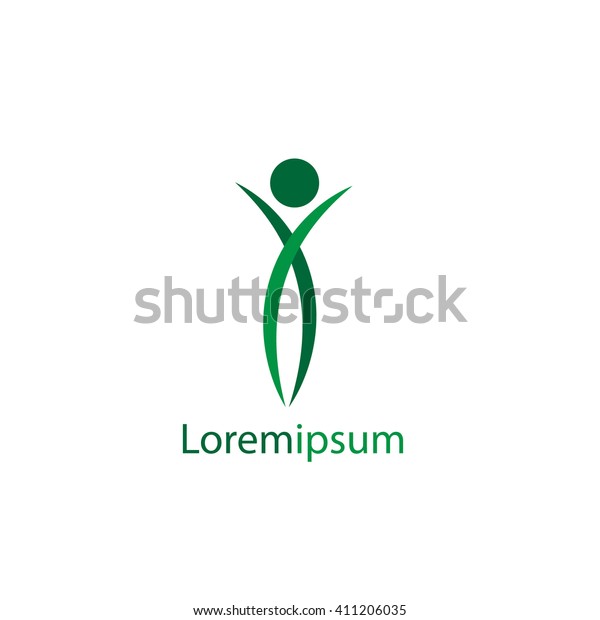Fitness Active Life Logo Concept Stock Vector (Royalty Free) 411206035 ...