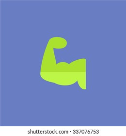 Fitness Arm Icon Vector Stock Vector (Royalty Free) 337076753 ...