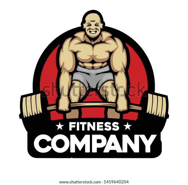 Fitness Body Builder Logo Vector Template Stock Vector (Royalty Free ...