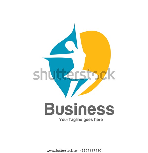 Fitness Dance Logo Design Template Isolated Stock Vector (Royalty Free ...