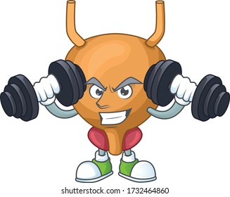Superhero Cartoon Sport Maskottchen Wieger Superheld: Stock ...