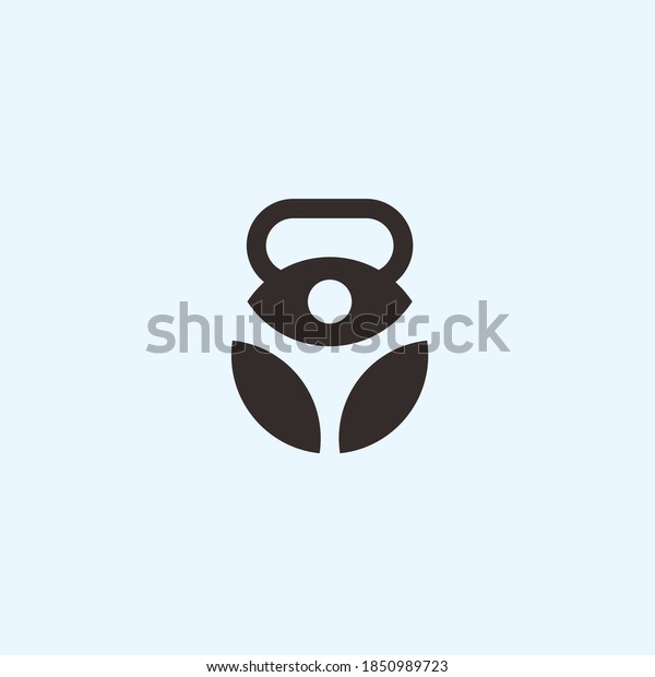 Fitness Happy Logo Design Vector Silhouette Stock Vector (Royalty Free ...