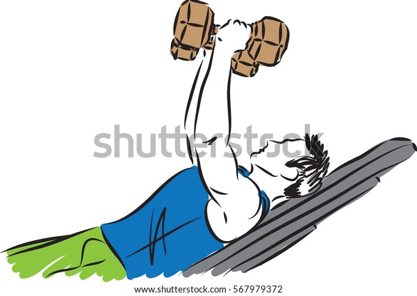 Fitness Man Vector Illustration Stock Vector (Royalty Free) 567979372 ...