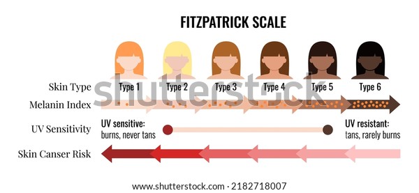 20 Fitzpatrick Skin Tone Scale Phototype Images, Stock Photos & Vectors ...