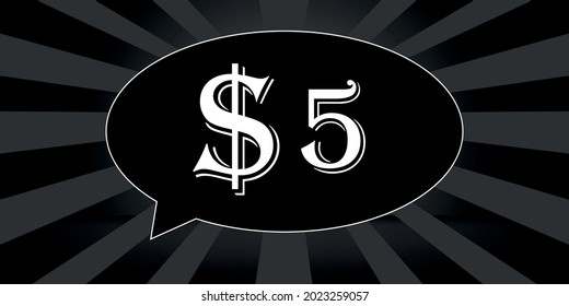 165 5 dollar price tag Stock Vectors, Images & Vector Art | Shutterstock
