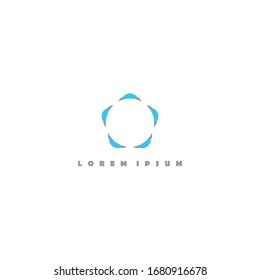 Five Arrow Concept Vector Logo Design Stock Vector (Royalty Free ...