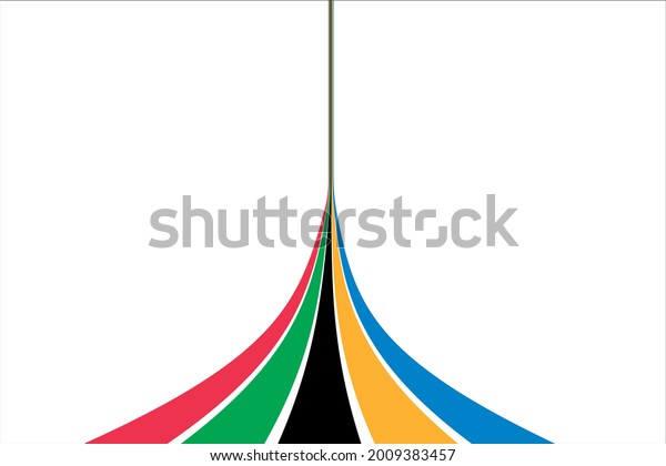 Five Color Colorful Dynamink Design Line Stock Vector (Royalty Free ...