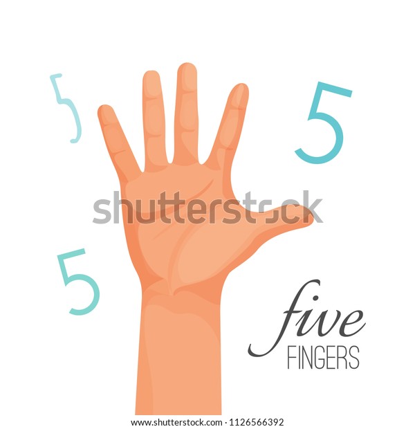 21,502 Five Finger Hand Stock Vectors, Images & Vector Art | Shutterstock
