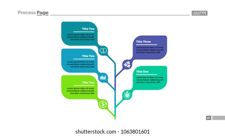 Five Leaves Tree Metaphor Process Chart Stock Vector (Royalty Free ...