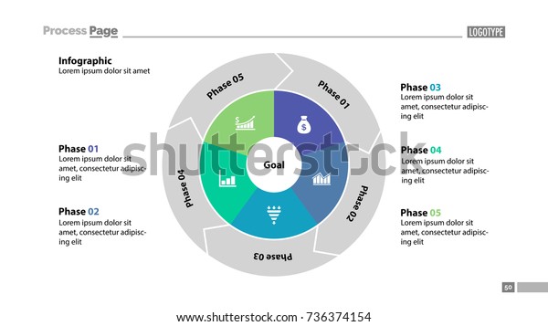 Five Phases Slide Template Stock Vector (Royalty Free) 736374154 ...