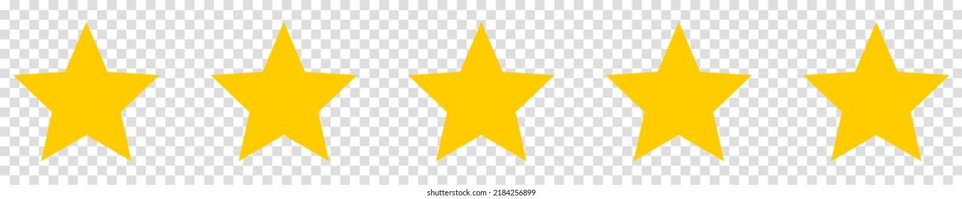1,863 5 stars transparent background Stock Illustrations, Images ...
